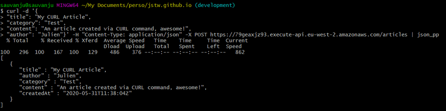 Serverless App with AWS in ReactJS, using Lambda & API Gateway - Final part | Jstw Blog